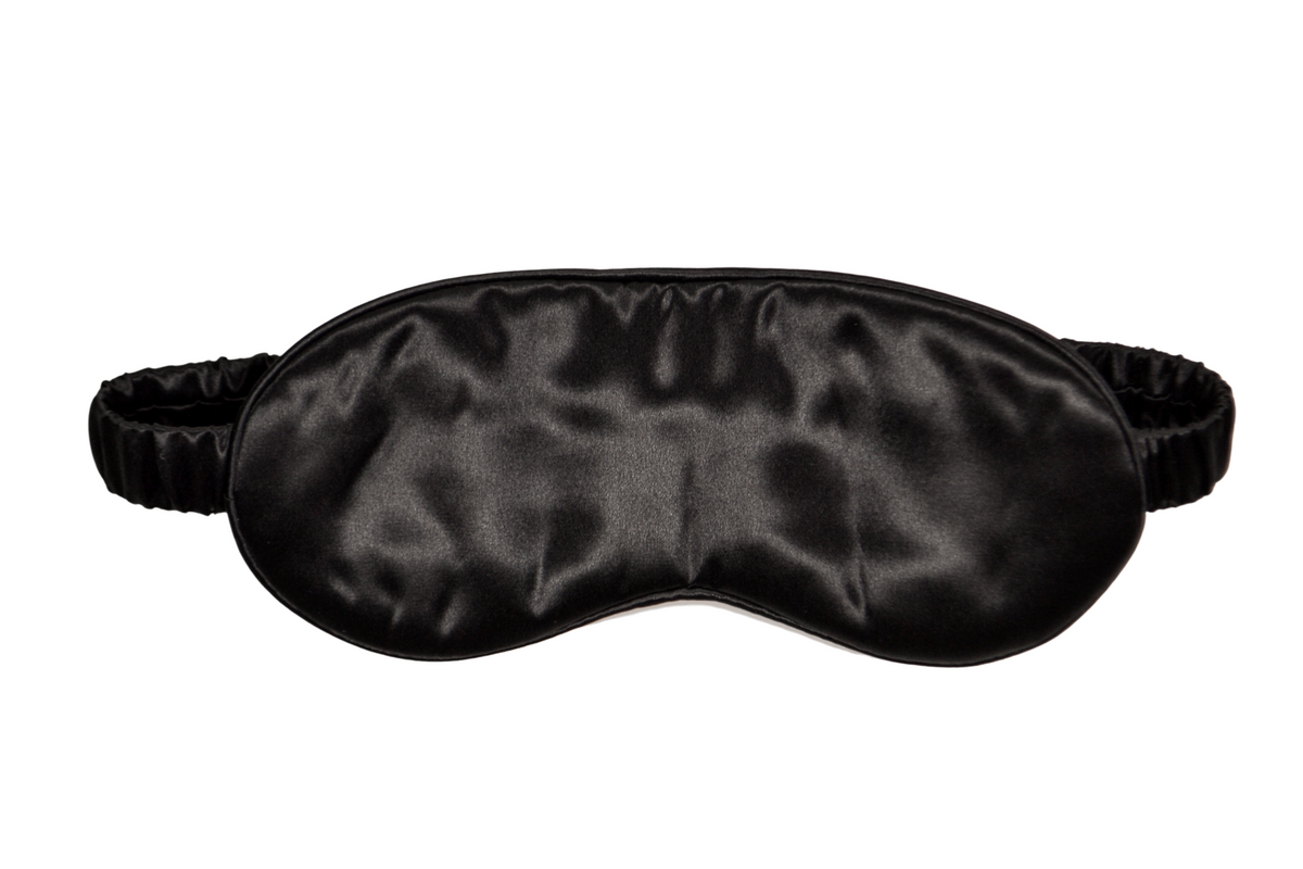 8-layers - Premium Mulberry Slip Silk Sleep Mask - Black – ELATION & CO