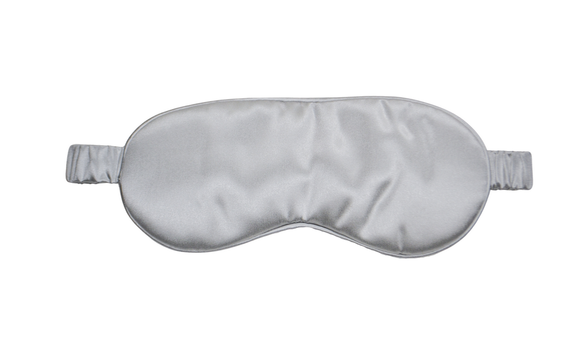 8-layers - Premium Mulberry Slip Silk Sleep Mask - Silver – ELATION & CO